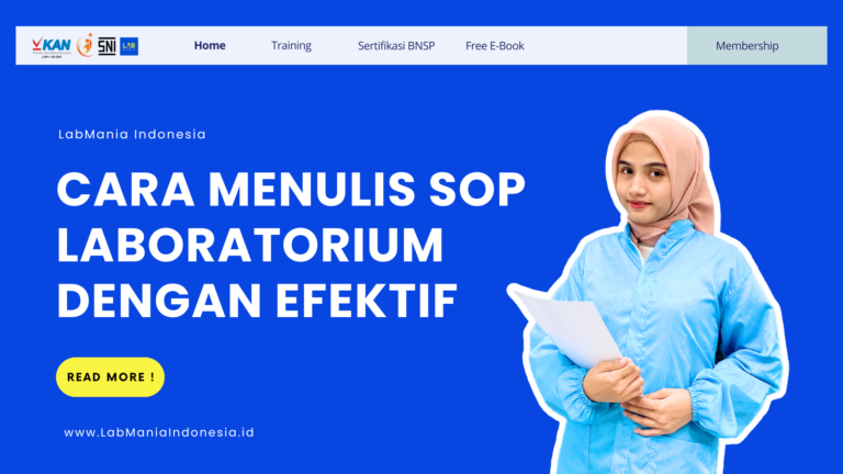 Cara Menulis SOP Laboratorium Dengan Efektif - Labmania Indonesia